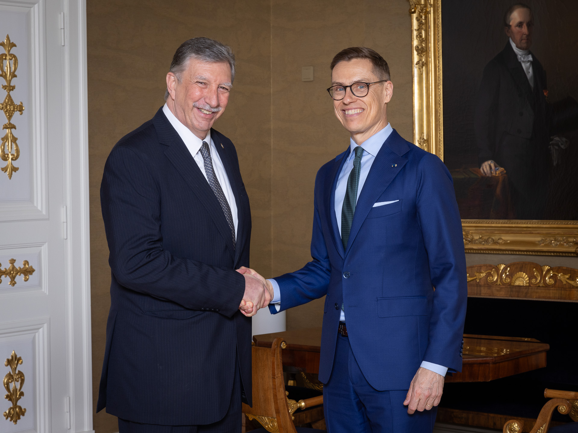 The President of the Republic of Finland receives credentials from new ...