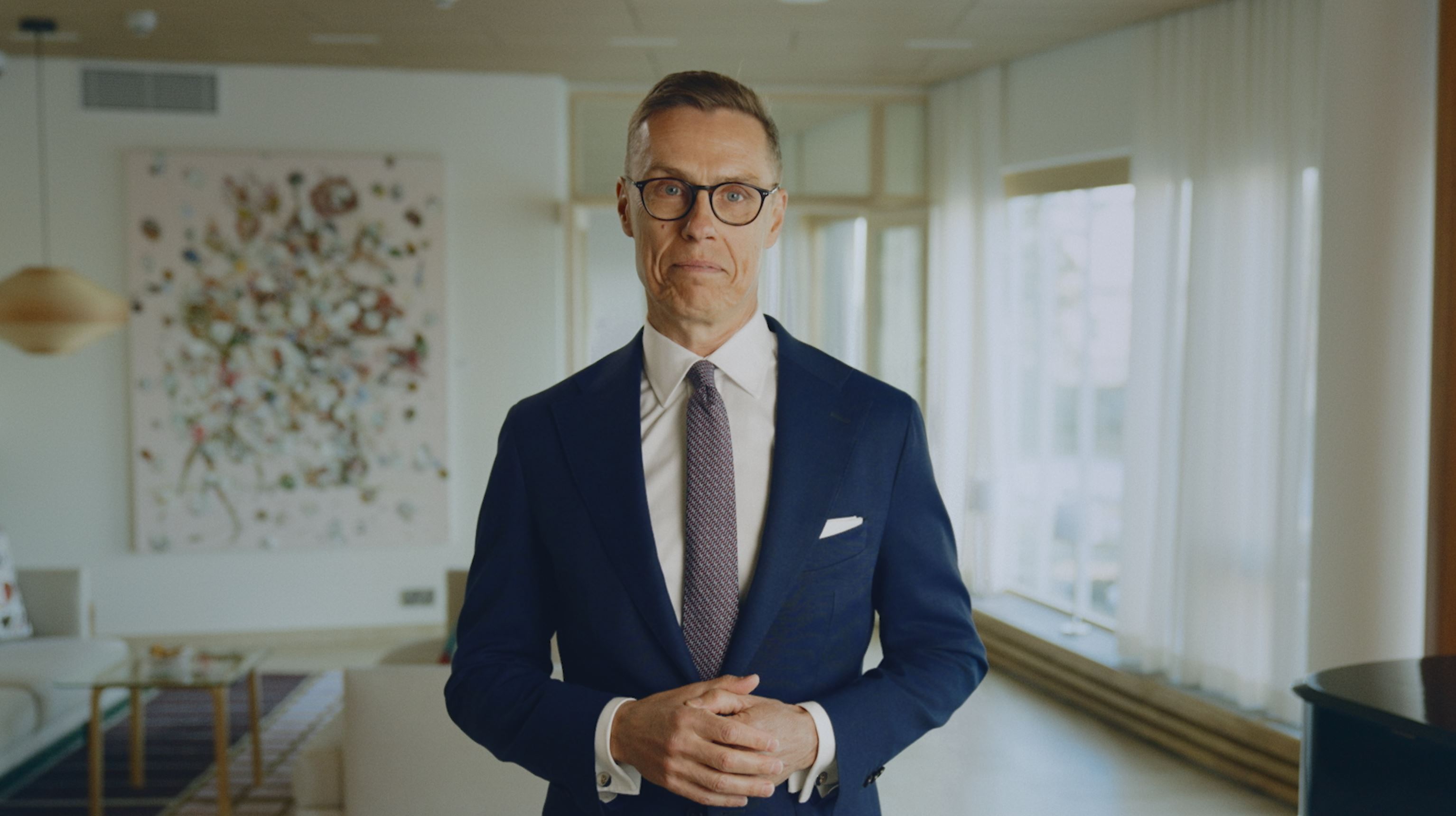 Tasavallan presidentti Alexander Stubb Yhteisvastuukeräyksen avauksessa 2025 - Presidentti