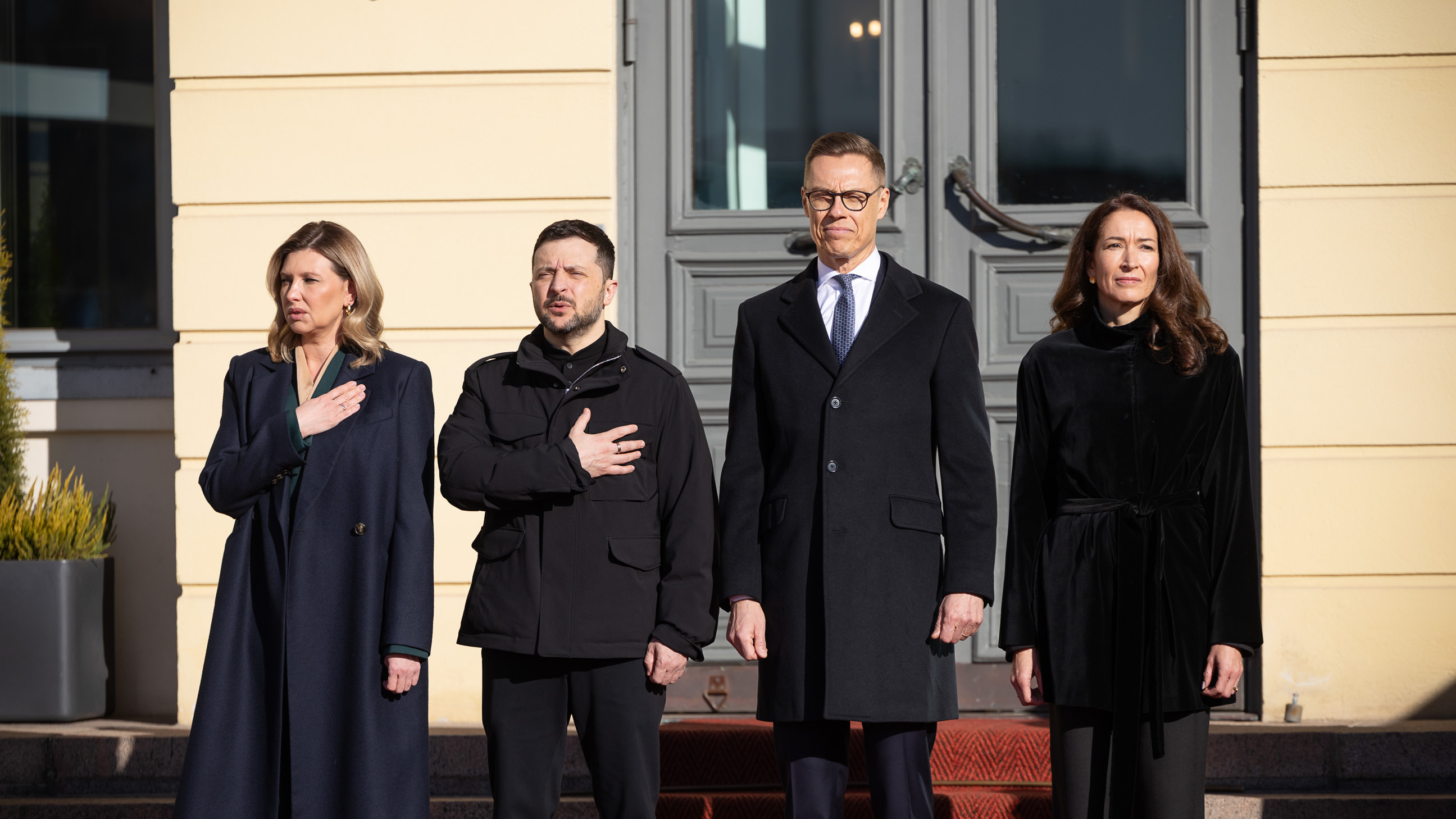 Ukrainas president Volodymyr Zelenskyj på besök i Finland - Presidentti