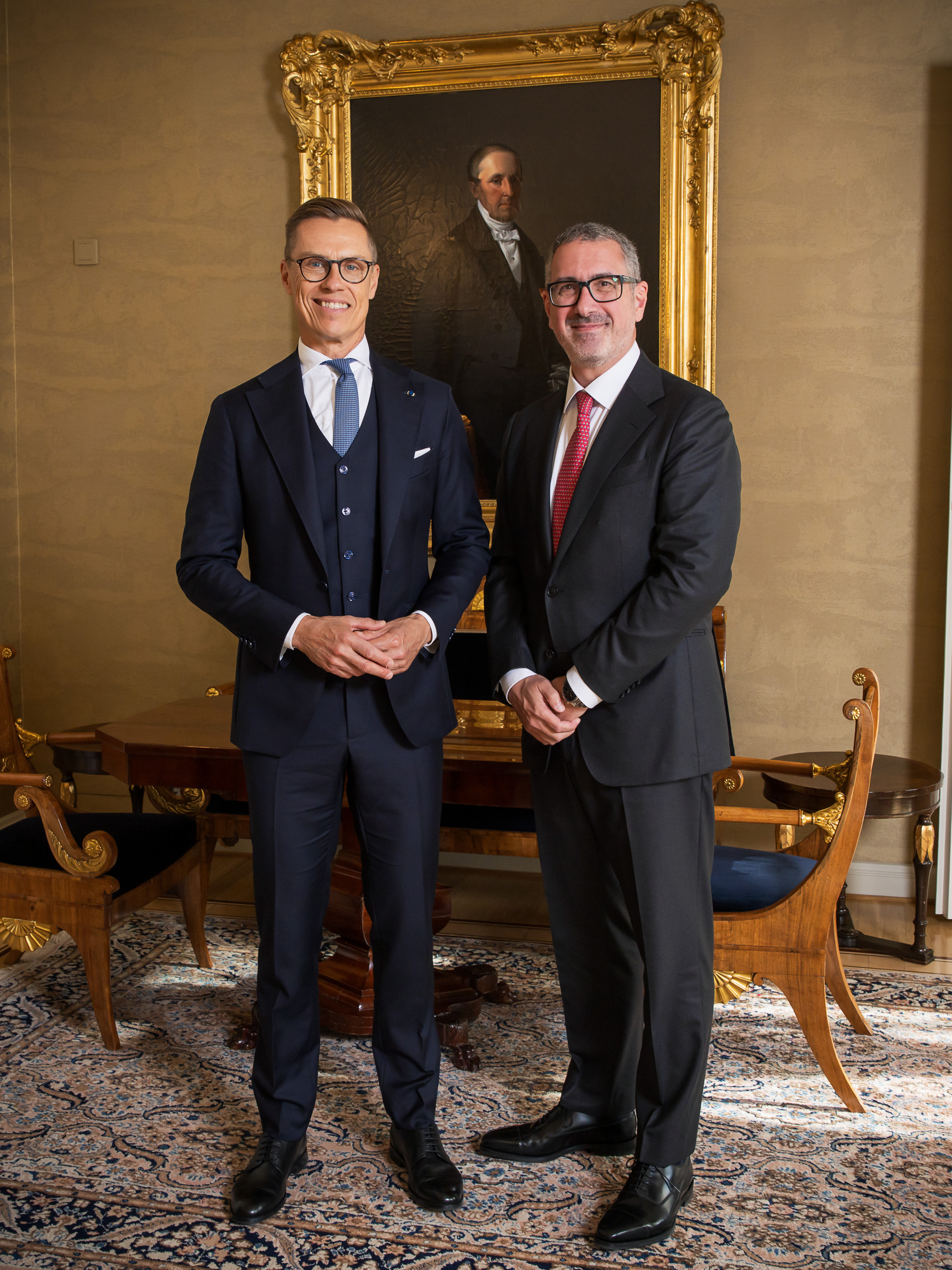 The President of the Republic of Finland receives credentials from new ...