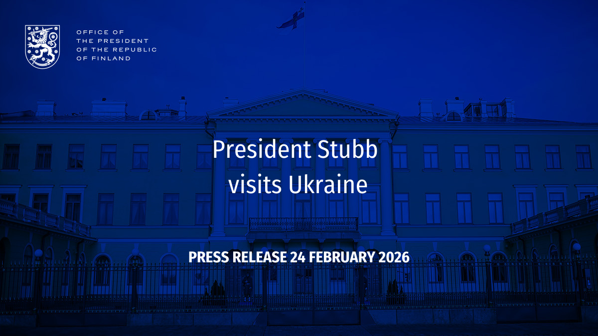 President Stubb visits Ukraine - Presidentti